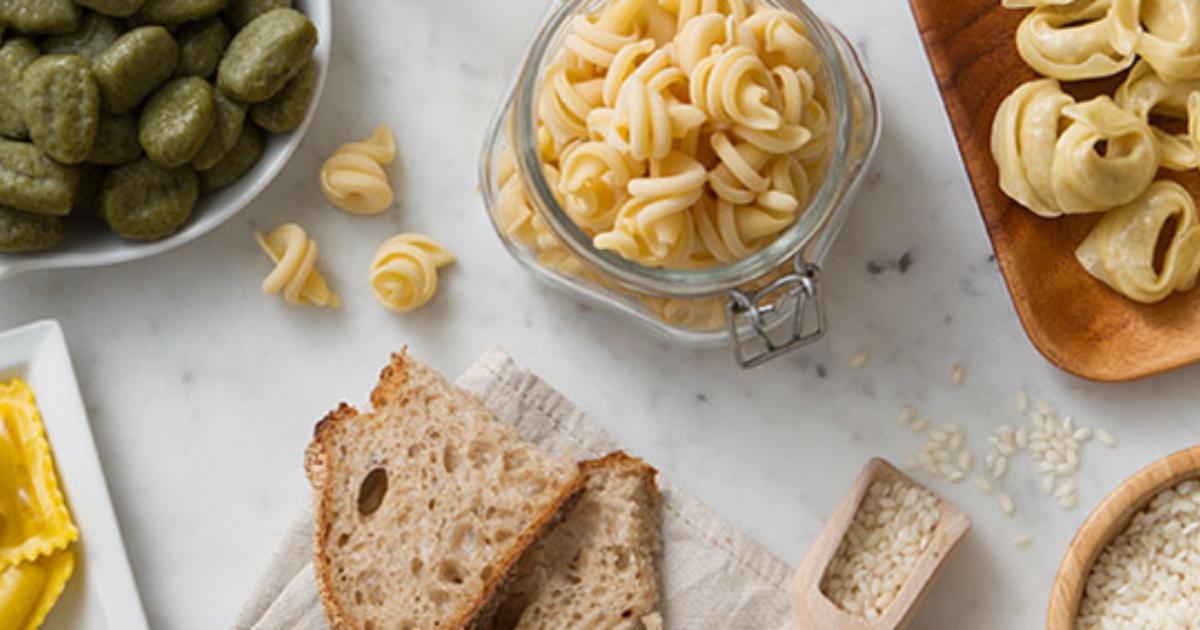 Da Cortilia vendita di pasta online, riso, pane, farine, bio e non