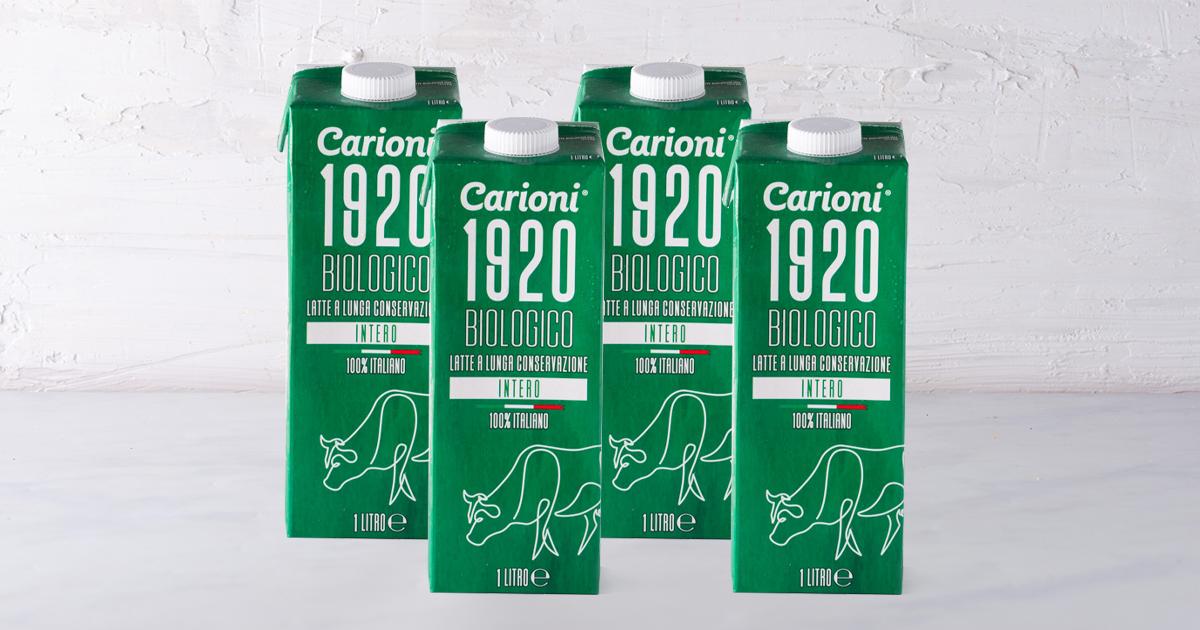 Acquistare 4 Latte intero UHT BIO online