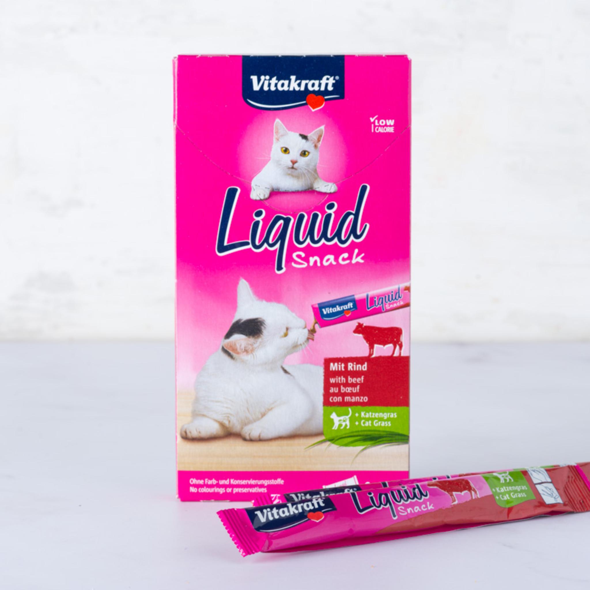 Acquistare Cat Liquid-Snack manzo e inulina online