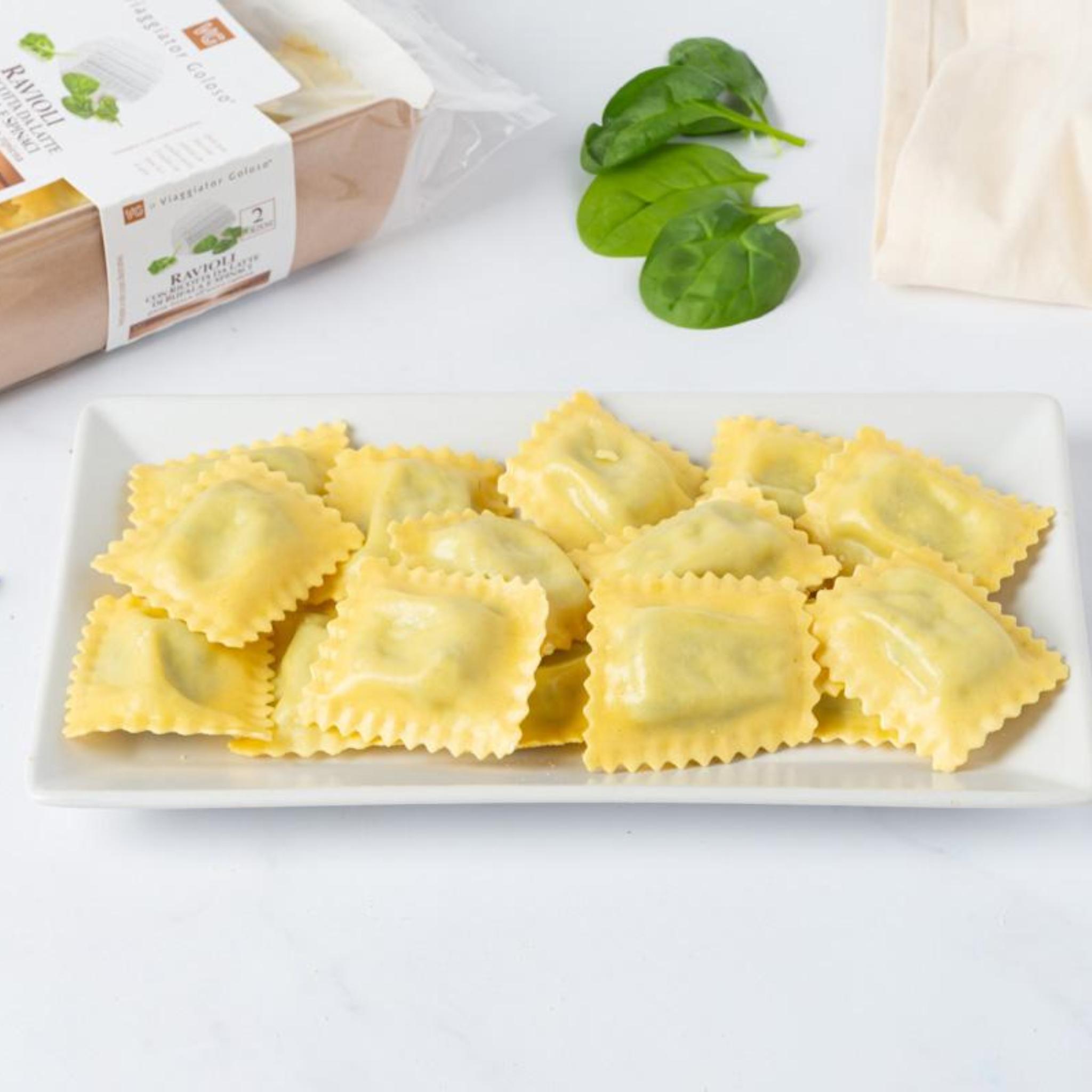 Acquistare Ravioli con ricotta di bufala e spinaci online